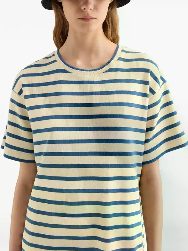 JIL SANDER Striped Cotton Dress