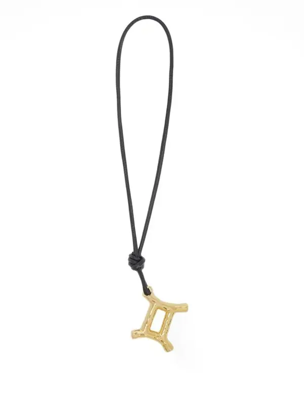 JIL SANDER Zodiac Pendant Bag Charm - Gold
