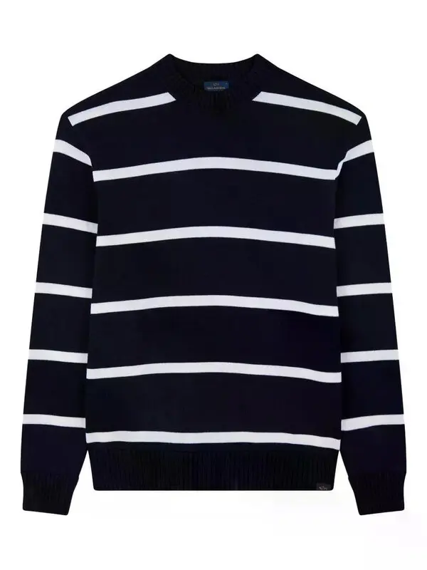 Paul & Shark Striped Crewneck Sweater - Blue