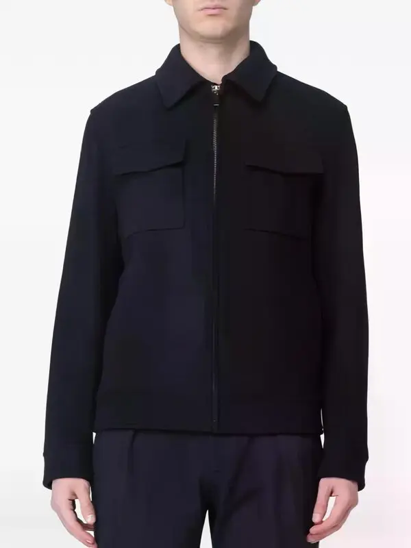 MANUEL RITZ Chest-pocket Zip-fastening Jacket