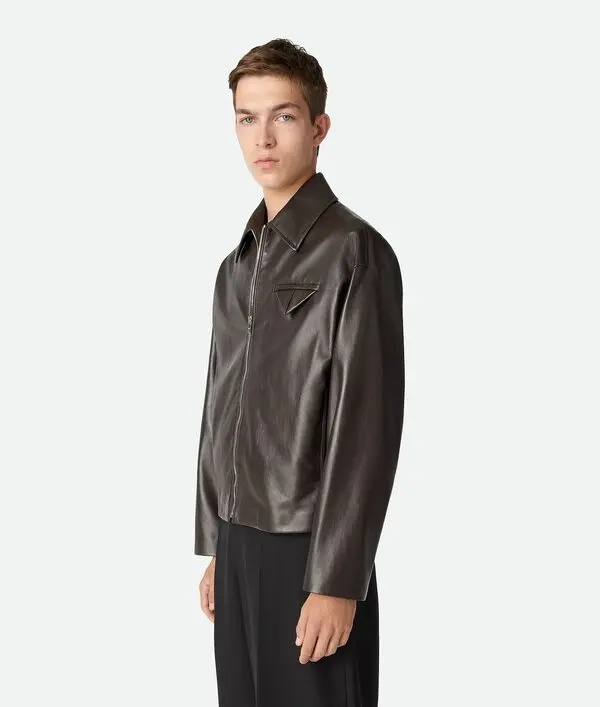 Bottega Veneta Shiny Leather Blouson