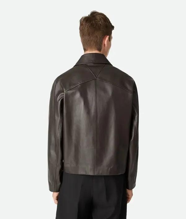 Bottega Veneta Shiny Leather Blouson