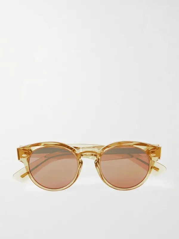 Oliver Spencer Hayton Round-frame Sunglasses - Brown