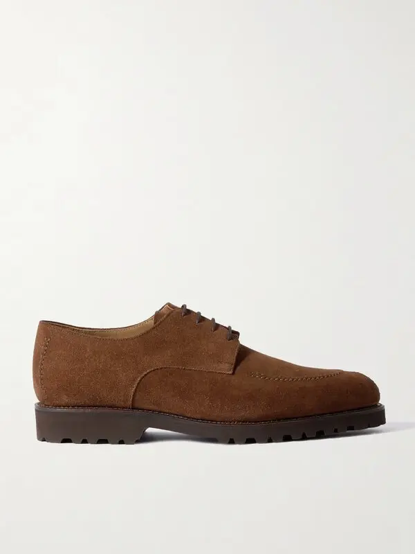 MAJORDOME M32 Split-toe Nubuck Derby Shoes