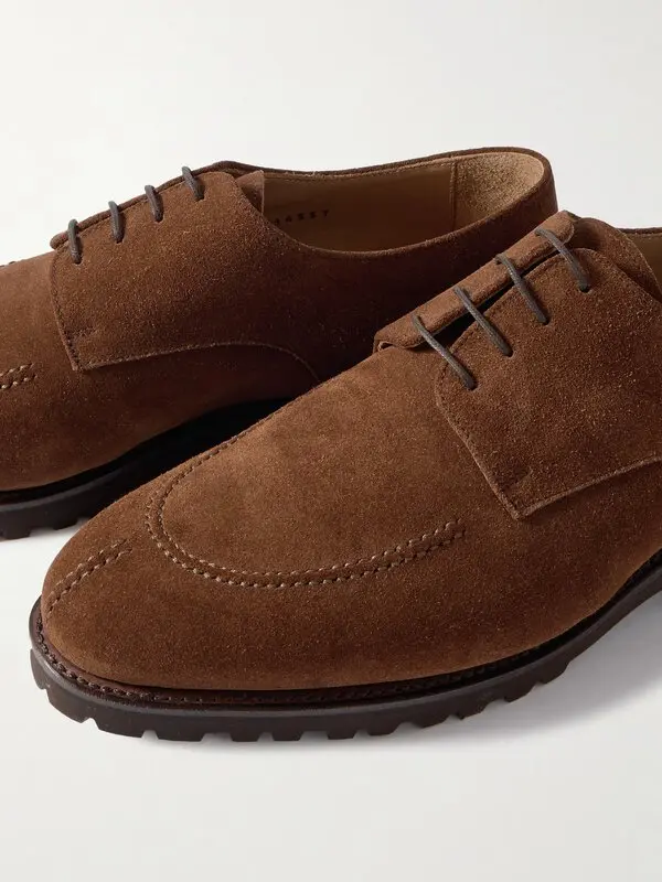MAJORDOME M32 Split-toe Nubuck Derby Shoes