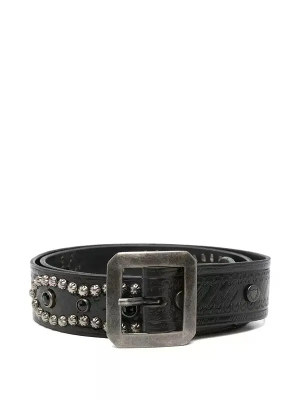 HTC LOS ANGELES Studded Belt - Black