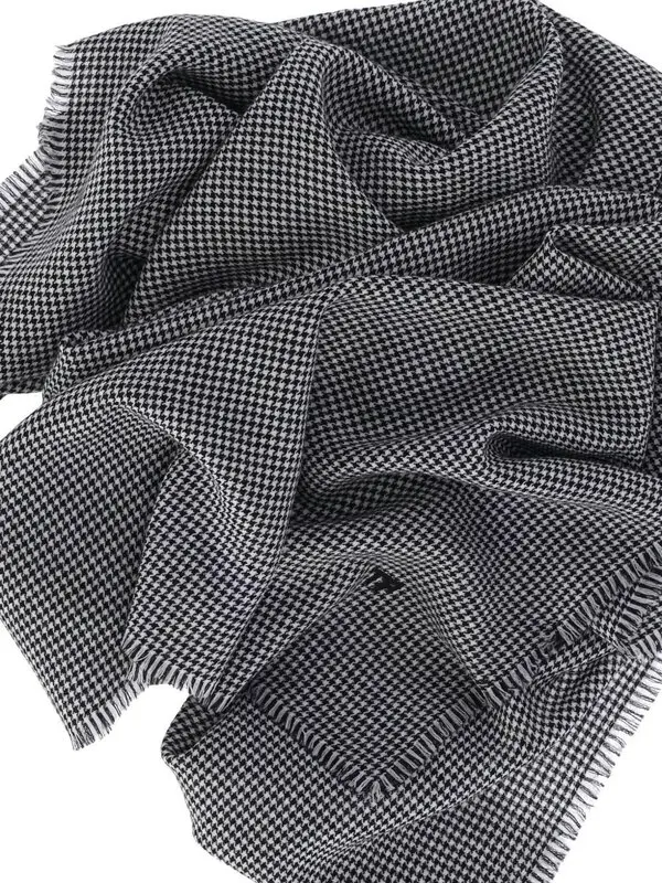 TOM FORD Houndstooth Wool Scarf