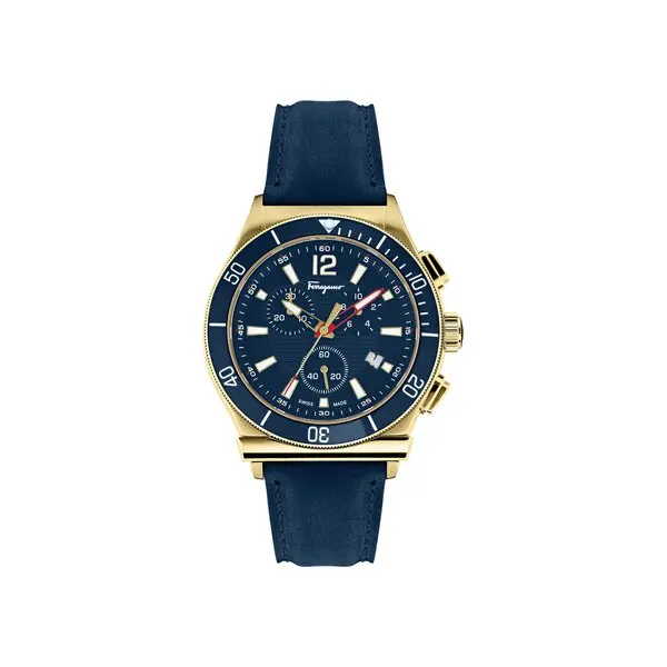 FERRAGAMO 1898 Sport Strap Watch - Gold