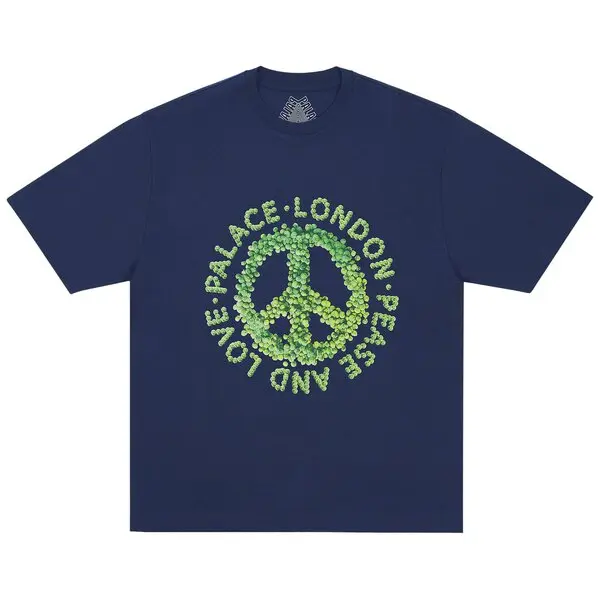 PALACE Pease And Love T-shirt - Blue