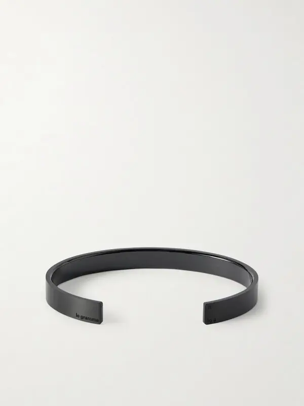Le Gramme 9g Ribbon Dlc-coated Titanium Cuff - Black