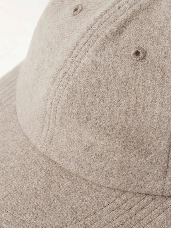 KAPTAIN SUNSHINE Cashmere Baseball Cap - Beige