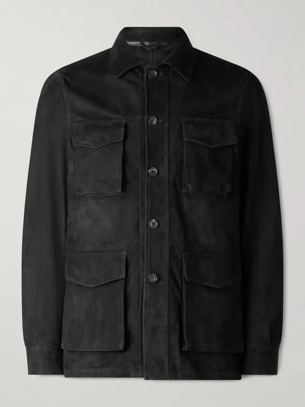 J. MUESER Suede Overshirt