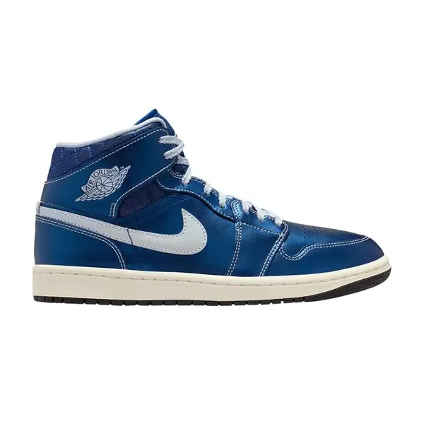 JORDAN 1 Mid Sneakers - Blue