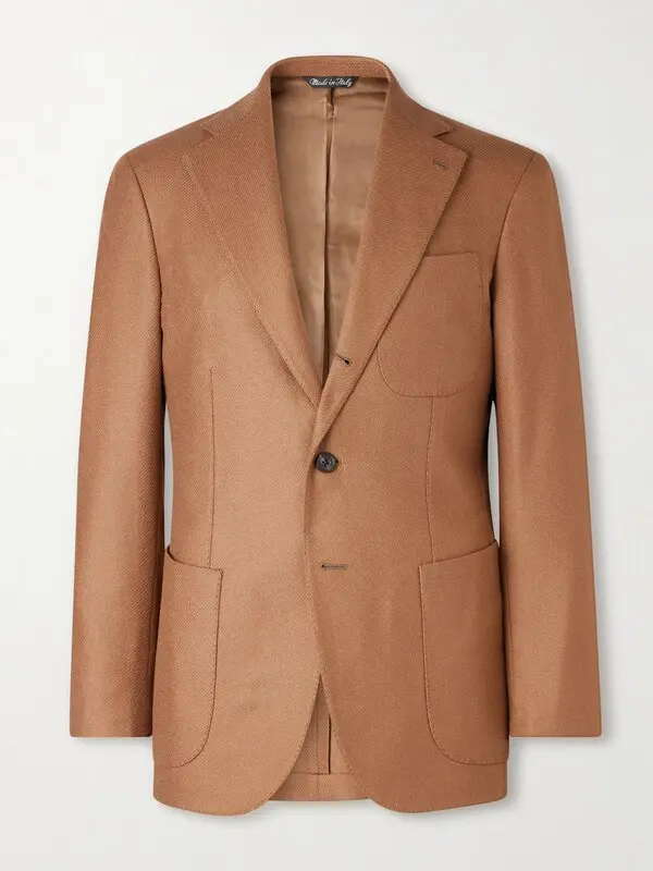 J. MUESER Wool And Cashmere-blend Blazer