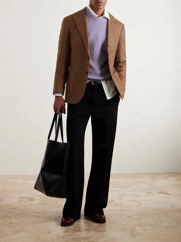 J. MUESER Wool And Cashmere-blend Blazer