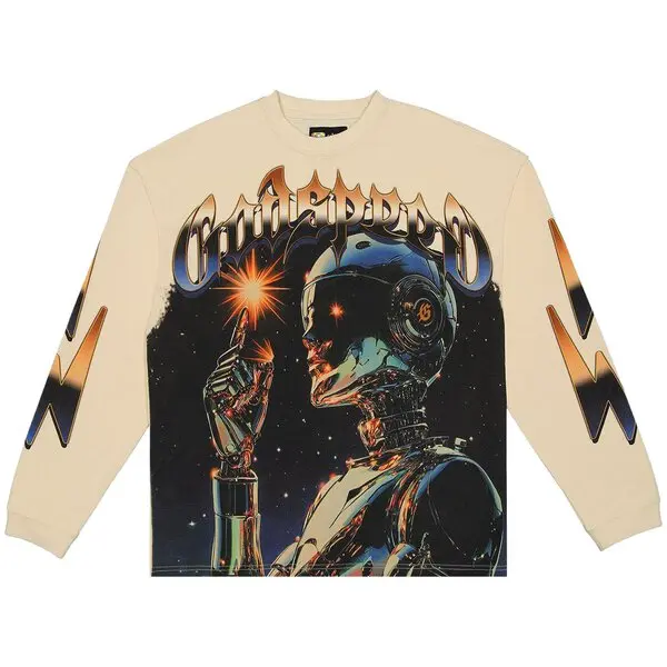 GODSPEED Sputnik Long-sleeve T-shirt - Cream