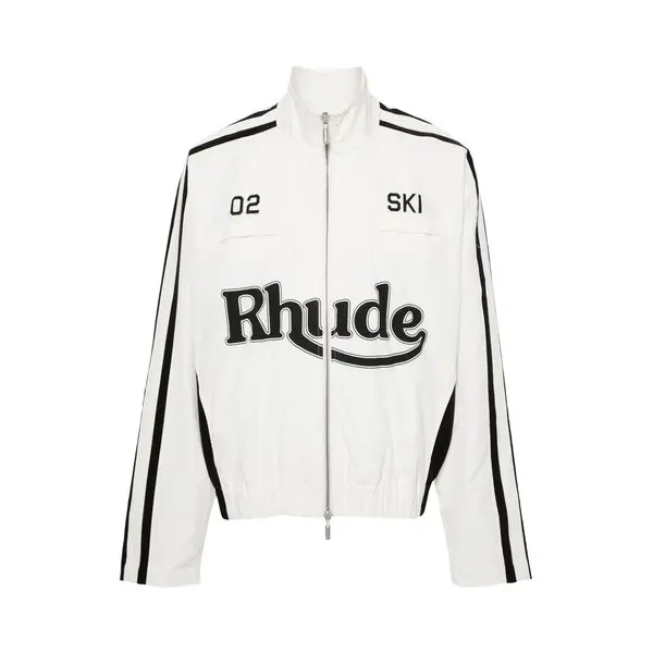 Rhude Ski Track Jacket - White