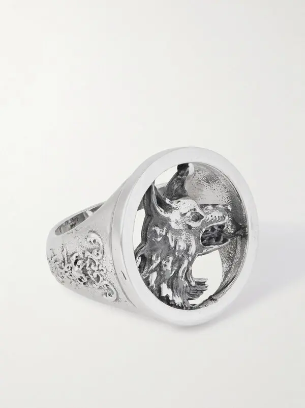 Enfants Riches Déprimés Dog In Restraint Sterling Ring - Silver