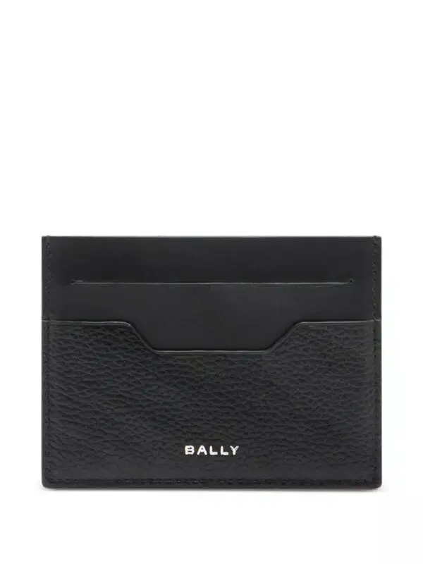 Bally Capitol Leather Card Holder - Black