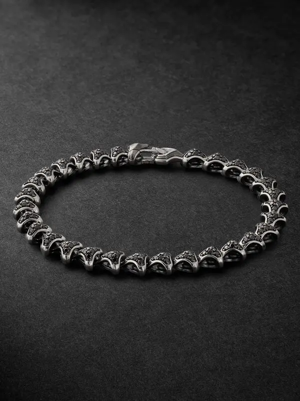 David Yurman Armory Diamond Bracelet - Silver