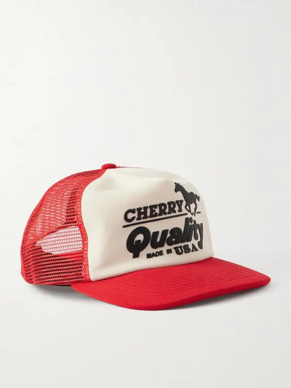CHERRY LOS ANGELES Printed Foam And Mesh Trucker Cap