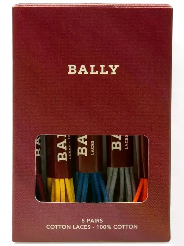 Bally Cotton Shoelaces Set - Blue