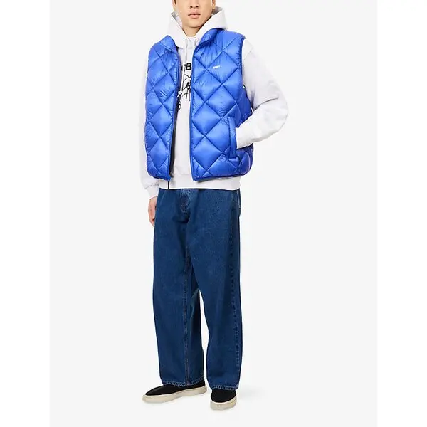 Obey Compass Quilted Nylon Gilet