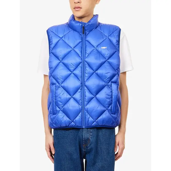 Obey Compass Quilted Nylon Gilet