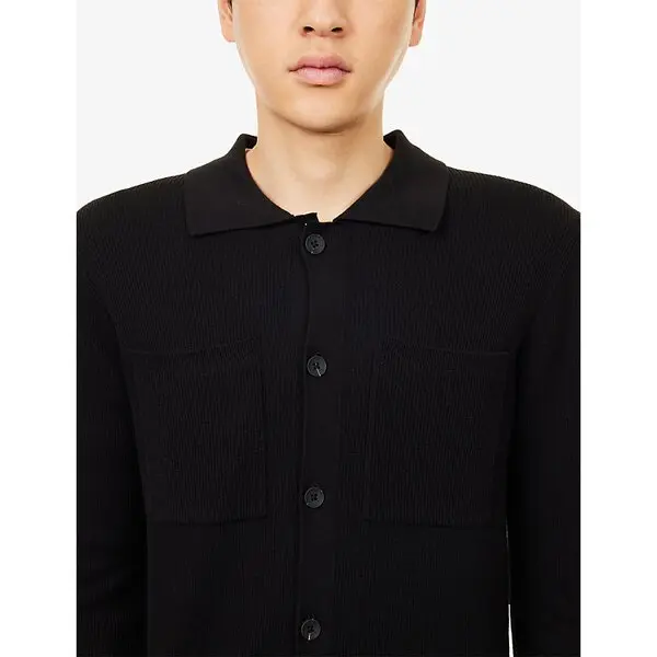 RAITH Elias Ribbed Cotton-knit Cardigan