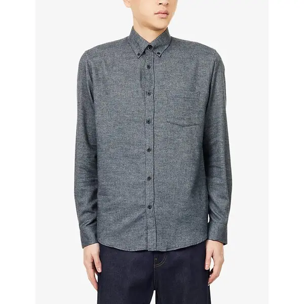 Sunspel Regular-fit Brushed Cotton Shirt