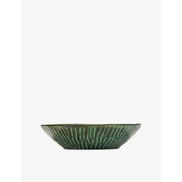 SERAX Verde Lanza Stoneware Serving Plate