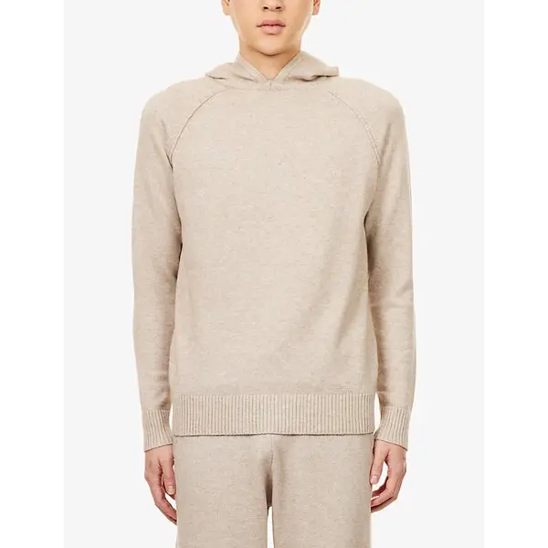 RAITH Rowan Raglan-sleeves Knitted Hoodie