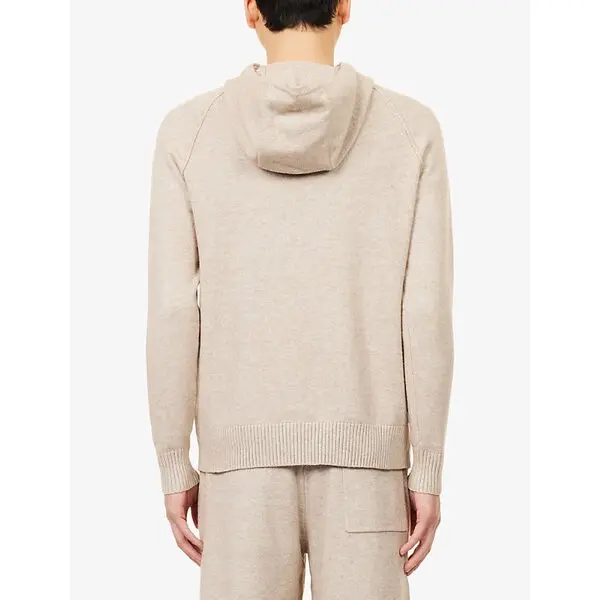 RAITH Rowan Raglan-sleeves Knitted Hoodie
