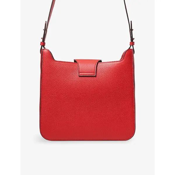 ASPINAL OF LONDON Ella Hobo Leather Cross-body Bag - Cardinalred