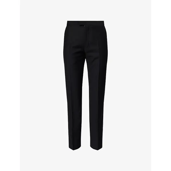 OSCAR JACOBSON Wool Tuxedo Trousers