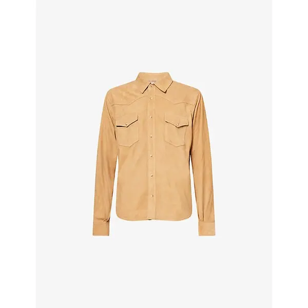 AUSTIN POST Nubuck Daybreak Western Suede Shirt