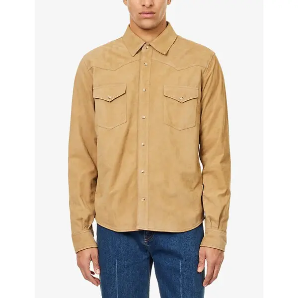 AUSTIN POST Nubuck Daybreak Western Suede Shirt