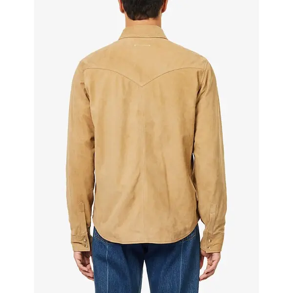 AUSTIN POST Nubuck Daybreak Western Suede Shirt