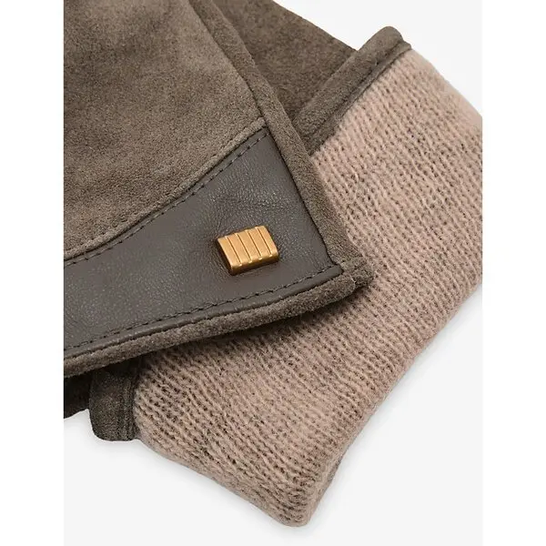 REISS Claudia Suede Gloves