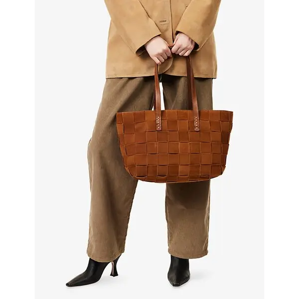 Dragon Diffusion Japan Suede Tote Bag - Honey