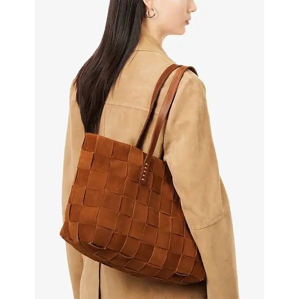 Dragon Diffusion Japan Suede Tote Bag - Honey