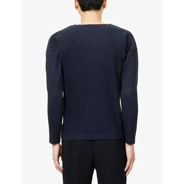 Issey Miyake Basics Long-sleeve Knit Top
