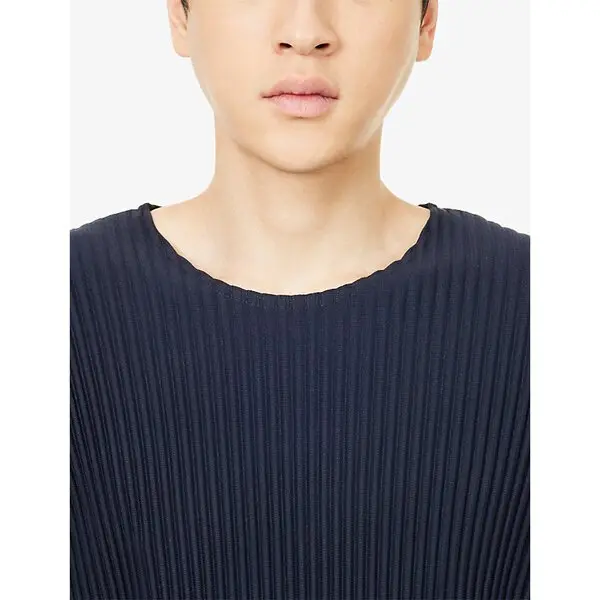 Issey Miyake Basics Long-sleeve Knit Top