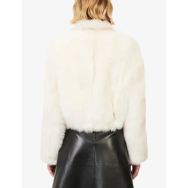 Bottega Veneta Cropped Fur Jacket