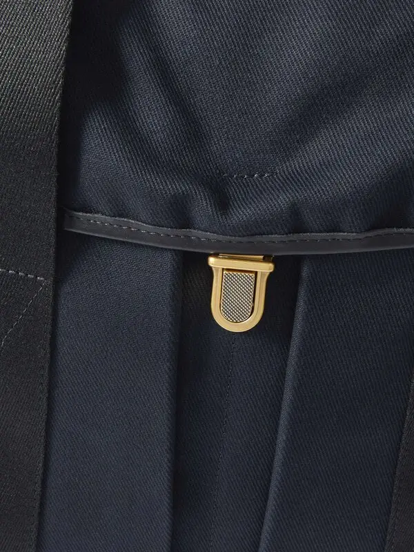 BLEU DE CHAUFFE Chiloé Leather-trimmed Backpack