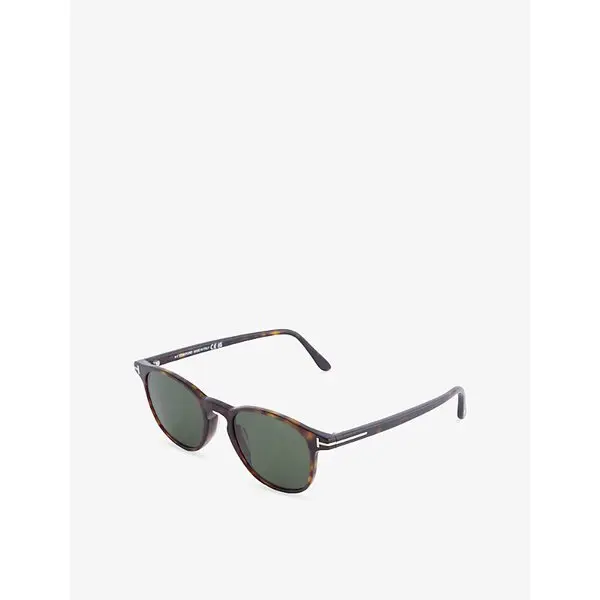 TOM FORD Round Frame Acetate Sunglasses