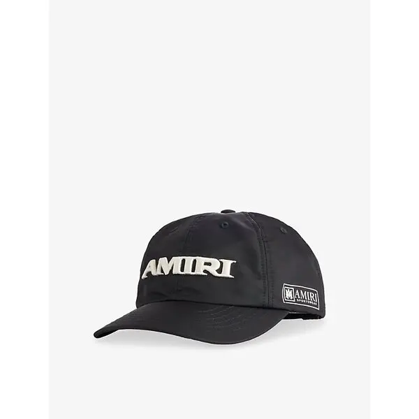 Amiri Embroidered Nylon Cap - Black