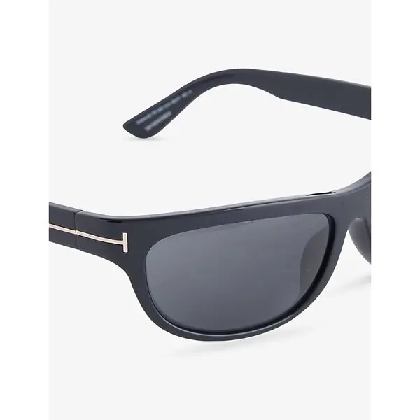 TOM FORD Acetate Rectangle Sunglasses