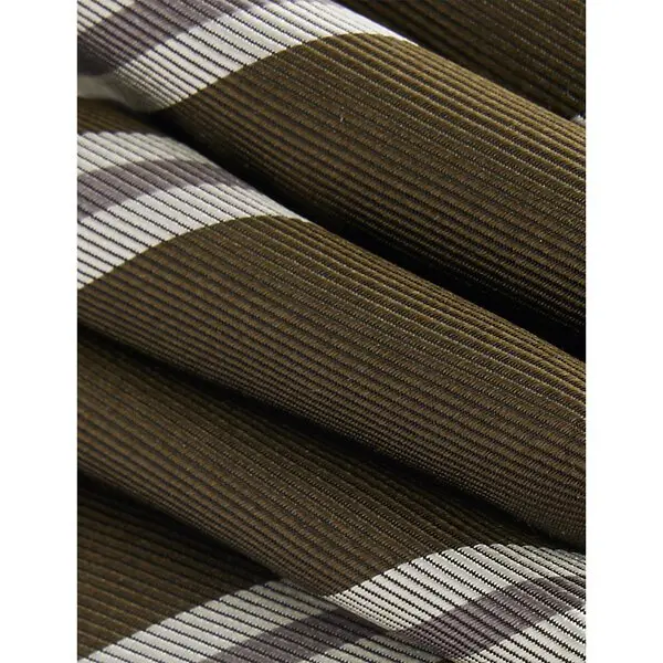 Dunhill Striped Wide-blade Silk Tie