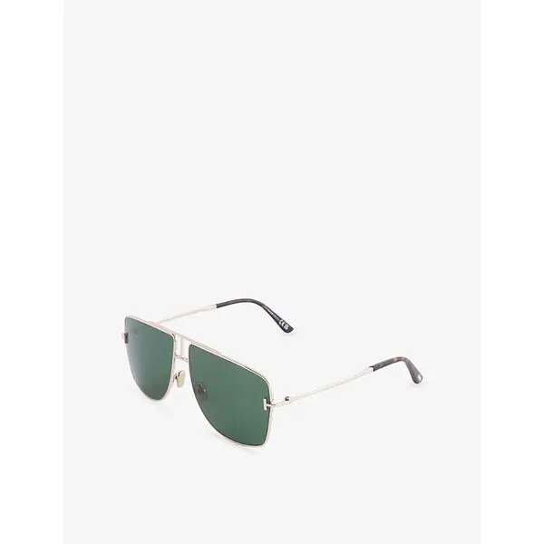 TOM FORD Eliott-02 Square Metal Sunglasses